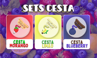 Sets Cestas (Morango, Limão e - Roblox - Flee The Facility (FTF) - GGMAX