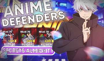 (SJW ALMIGHTY R$49,90)SECRETS ALMIGHTY - Roblox - Anime Defenders - GGMAX