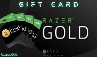 Razer Gold Gift Card ( Envio em até 24 - Gift Cards - GGMAX
