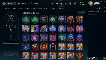 Conta Lol plat 2 com 198 skins - League of Legends - Contas - GGMAX