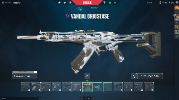 Vandal Criostase (gelo) + Faca Tildante - Valorant - Contas - GGMAX