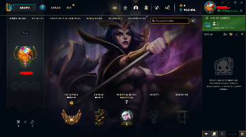 Conta gold, mmr de platina e com skin - League of Legends - Contas - GGMAX