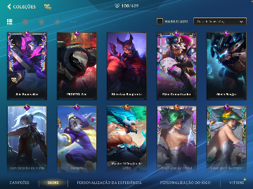 Conta WildRift 100 Skins + gacha rosa - League of Legends: Wild Rift ...