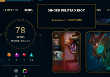 Full Acesso+5K RP-Singed Pelotão RIOT- - League of Legends - Contas - GGMAX