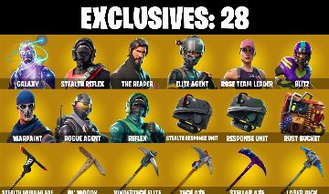 50 SKINS STEALTH REFLEX GALAXY S3 FULL - Fortnite - Contas Fortnite - GGMAX