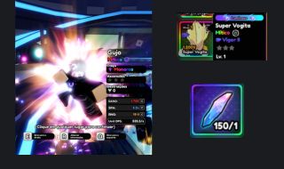 Gojo Monarch + Vegita Shiny + 150 - Roblox - Anime Vanguards - GGMAX