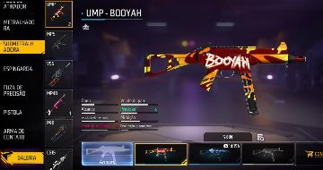 UMP ATRIBUTADA + CAMISA DE TIME - Free Fire - Contas Free Fire - GGMAX