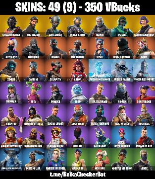 49 SKINS STEALTH REFLEX S3 FULL BATTLE - Fortnite - Contas Fortnite - GGMAX