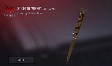 Faca estileto Viper - Standoff 2 - GGMAX
