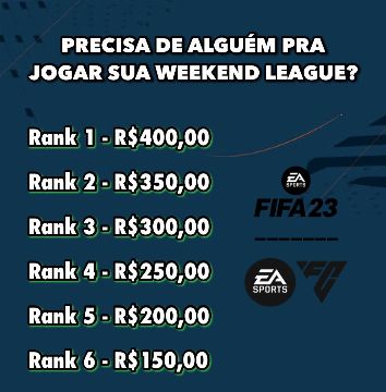 Jogo sua weekend league (wl) / - FIFA - GGMAX
