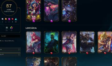 Continha de lol lvl 177 com algumas - League of Legends - Contas - GGMAX