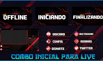 COMBO PARA SUA LIVE INICIAL/TWITCH+ - Serviços Digitais - GGMAX