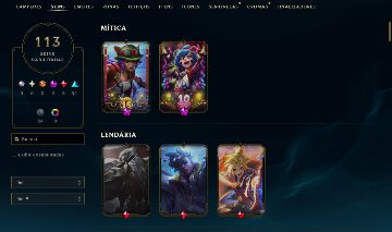 CONTA LOL | 113 SKINS | UNRANKED | LV - League of Legends - Contas - GGMAX