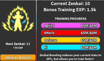 Treinamento de Zenkai DBR - Roblox - Outros jogos Roblox - GGMAX