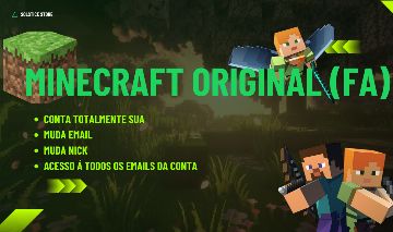 CONTA DE MINECRAFT FULL ACESSO (JAVA & - Minecraft - Contas - GGMAX