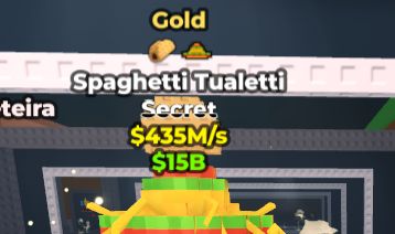 SPAGHETTI TUALETTI 435M/s - Roblox - Roube um Brainrot - GGMAX