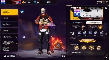 Conta ff 2018 com 5 mestre em CS e BR - Free Fire - Contas Free Fire ...