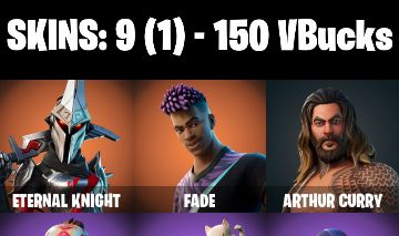 CONTA FORTNITE COM 9 SKINS ETERNAL - Fortnite - Contas Fortnite - GGMAX