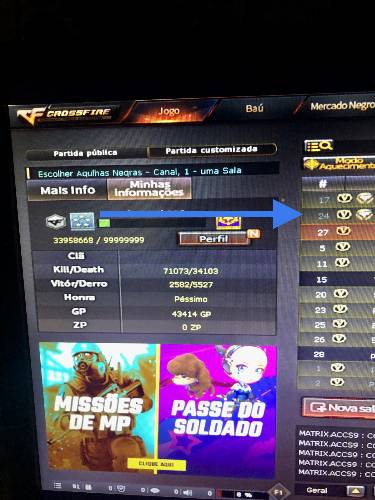 CONTAS CROSSFIRE (CF) - GGMAX