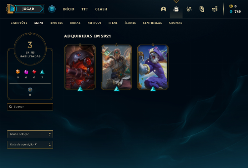 CONTA LOL GOLD 2 PRA VENDER LOGO - League of Legends - Contas - GGMAX