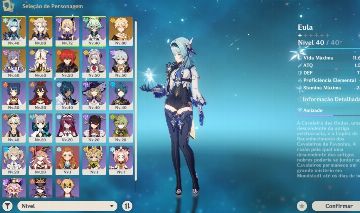 EULA+ALBEDO AR 45 Apenas liuyei e - Genshin Impact - Contas - GGMAX