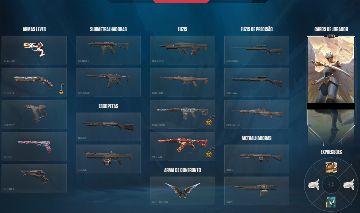 Vandal gaia, Ghost gaia, Sheriff - Valorant - Contas - GGMAX