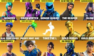 300 SKINS + WONDER MINTY DARK VORTEX - Fortnite - Contas Fortnite - GGMAX