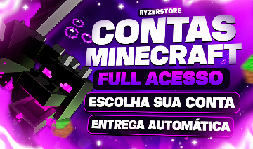 CONTAS MINECRAFT PERMANENTE FULL ACESSO - Minecraft - Contas - GGMAX