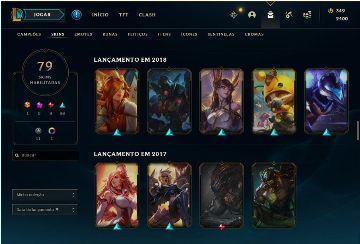 CONTA LOL 79 SKINS 129 CHAMPS LVL 295 - League of Legends - Contas - GGMAX