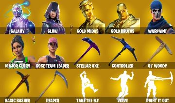 Conta Com Galaxy Glow ,Midas , Salve O - Fortnite - Contas Fortnite - GGMAX
