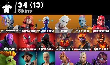 FORTNITE 34 SKINS FULL ACESSO/TROCA DE - Fortnite - Contas Fortnite - GGMAX