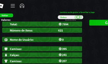 CONTA COM 8K ROBUX GASTOS ITENS NO BLOX - Roblox - Outros jogos Roblox ...