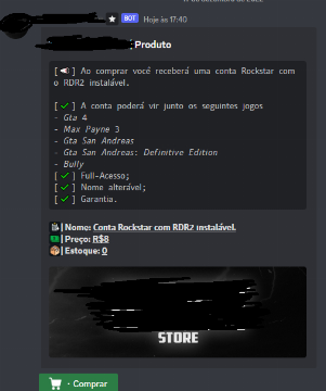 ⚡ BOT VENDAS COM MUITAS FUNÇÕES ⚡ - Discord - GGMAX