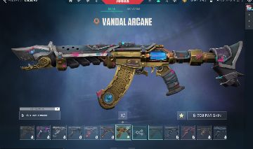 Vandal limitada de Arcane com o card - Valorant - Contas - GGMAX