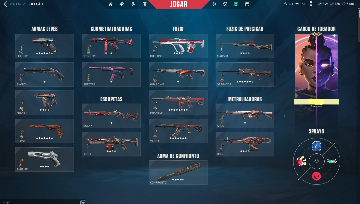 140 SKINS! 11 FACAS! FULL ACESSO! - Valorant - Contas - GGMAX