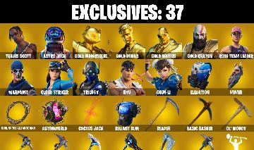 121 SKINS TRAVIS SCOTT ASTRO JACK - Fortnite - Contas Fortnite - GGMAX
