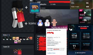 Conta Minecraft de 2014 / bandana + - Minecraft - Contas - GGMAX