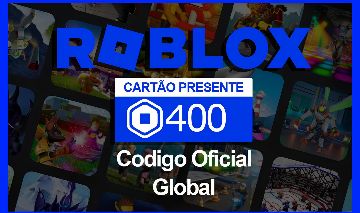 ROBLOX - GIFT CARD 400 ROBUX [RECEBA NA - Roblox - Robux - GGMAX