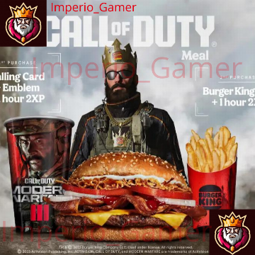 Skins COD Warzone / MW3 - Burger - Call of Duty - COD Warzone - GGMAX
