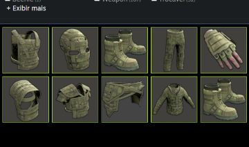 SKINS DE RUST - SET FOREST / WHITEOUT / - Outros Jogos - GGMAX