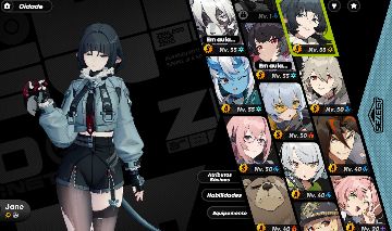 Conta nível 52 Jane doe, Yanagi+biss, - Zenless Zone Zero - GGMAX