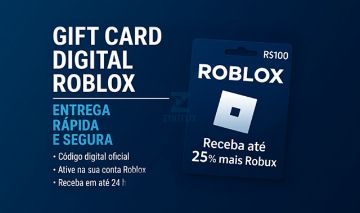 Gift Card Digital Roblox - (Entrega - Gift Cards - GGMAX