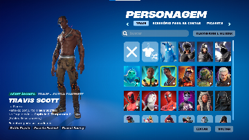 CONTA FORTNITE RARA - TRAVIS SCOTT - - Fortnite - Contas Fortnite - GGMAX