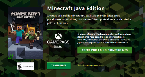 Conta de Minecraft Original - Minecraft - GGMAX