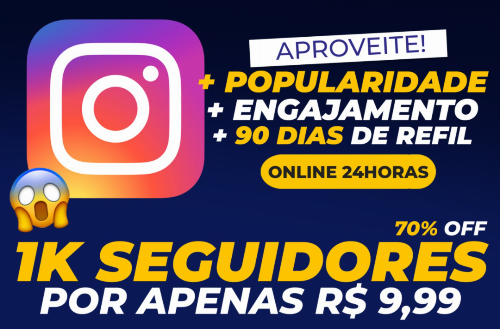 1000 SEGUIDORES NO INSTAGRAM - COM - Redes Sociais - GGMAX