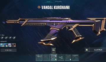 KURONAMI VANDAL + MACHADO GUARDRAIL + - Valorant - Contas - GGMAX