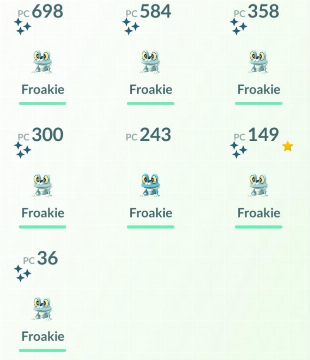 Froakie shiny - Pokemon GO - GGMAX