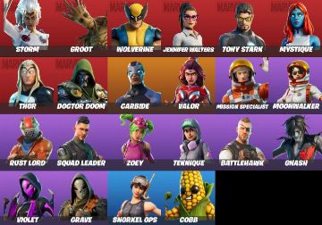 S3 S4 INC | PASSE DA MARVEL COMPLETO - Fortnite - Contas Fortnite - GGMAX