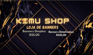 KIM STORE(BANNERS IN ANIME STYLE) - Serviços Digitais - GGMAX