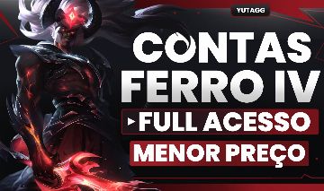 [MEGA PROMOÇÃO] CONTAS DE LOL FERRO IV, - League of Legends - Contas ...